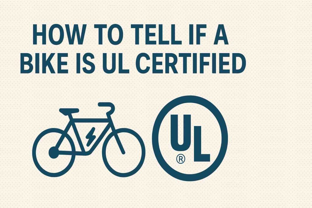 How to Tell if an E-Bike Is UL Certified